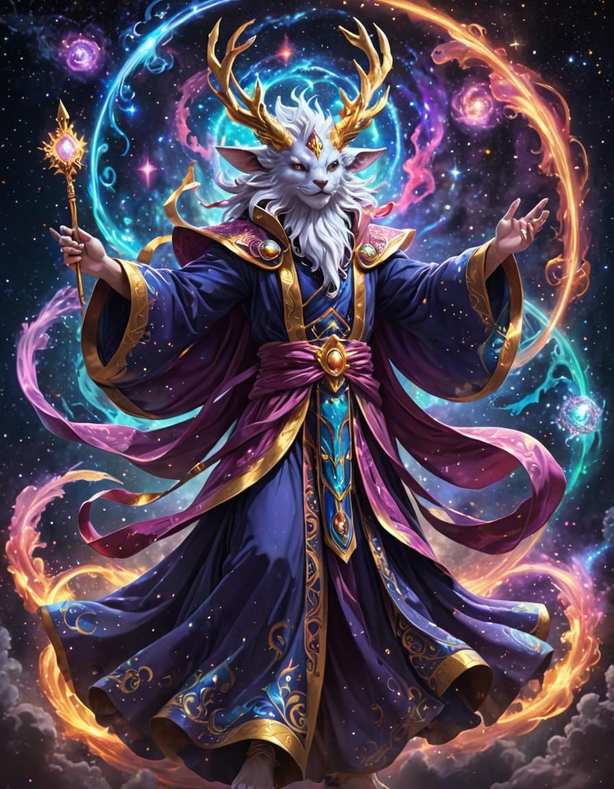 Cosmic god of dreams - AI Generated Artwork - NightCafe Creator