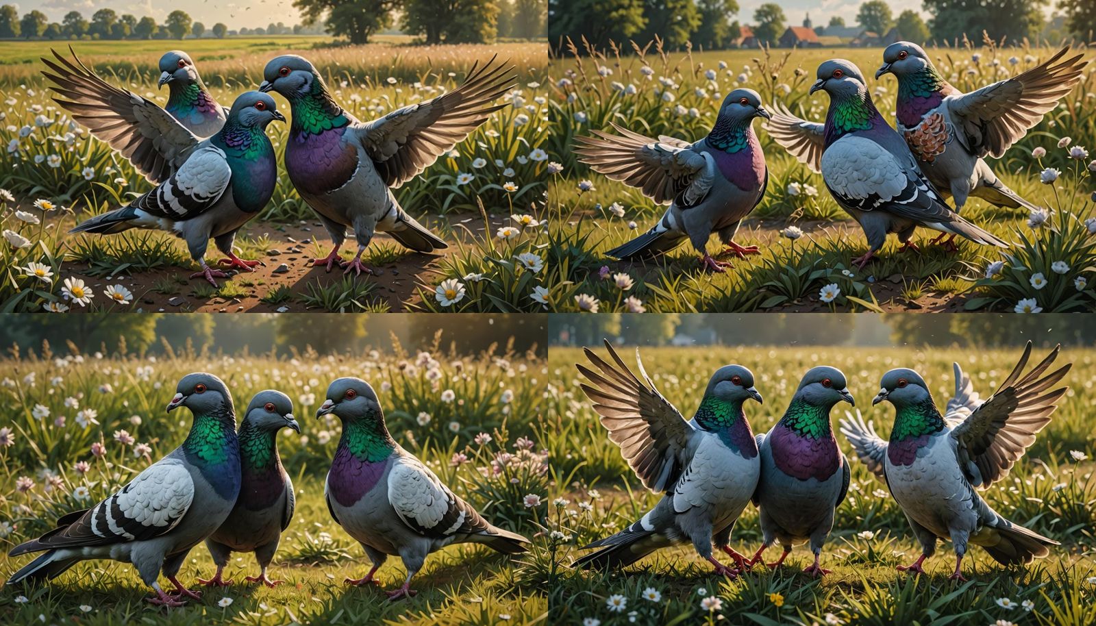 Lieve duifjes :) - AI Generated Artwork - NightCafe Creator