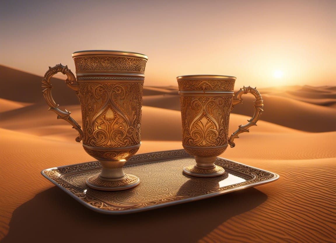 "Tea in the Sahara" - AI Generated Artwork - NightCafe Creator