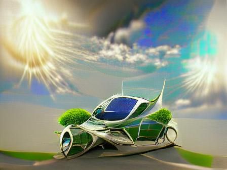 Solarpunk car : r/nightcafe