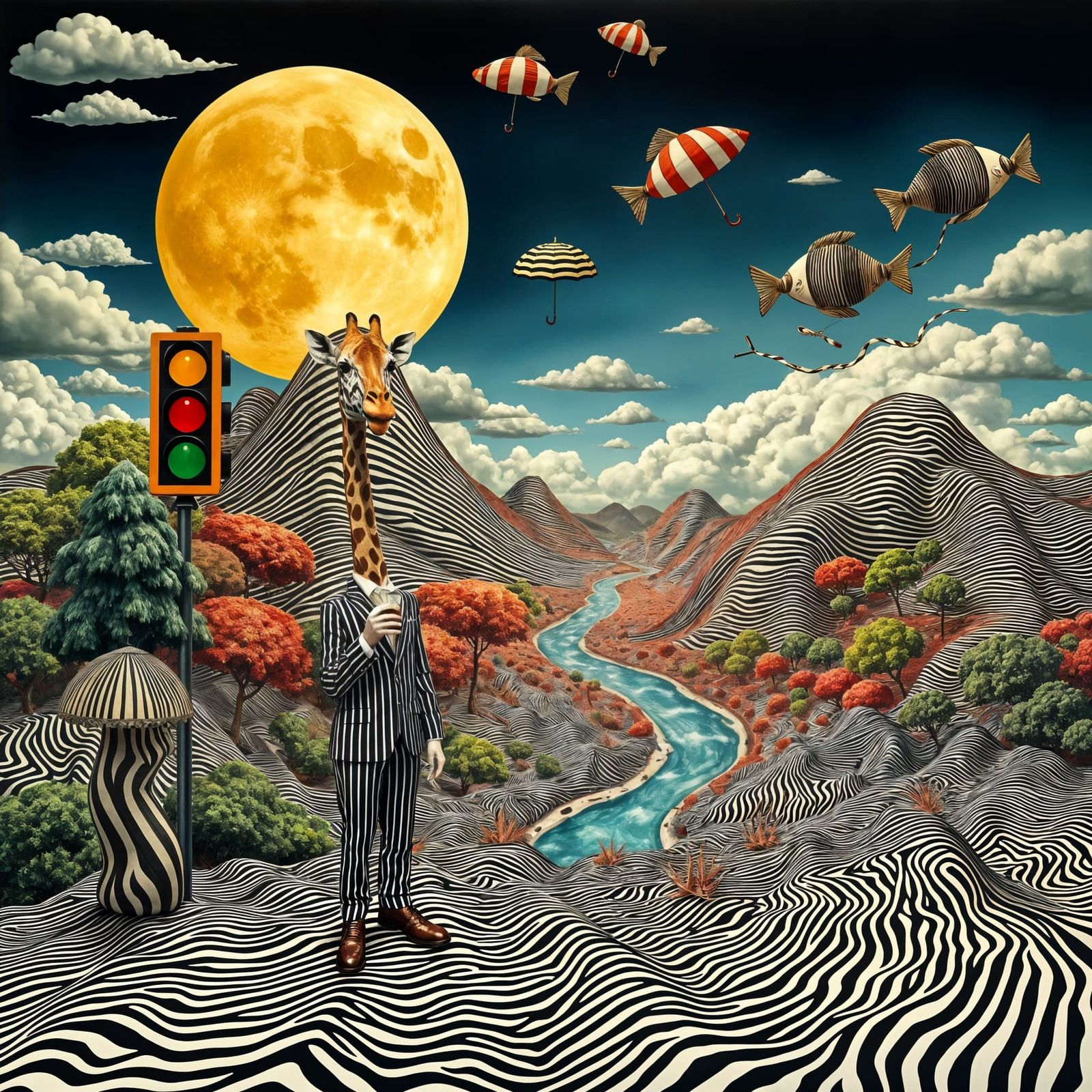 striped landscape - striped landscape