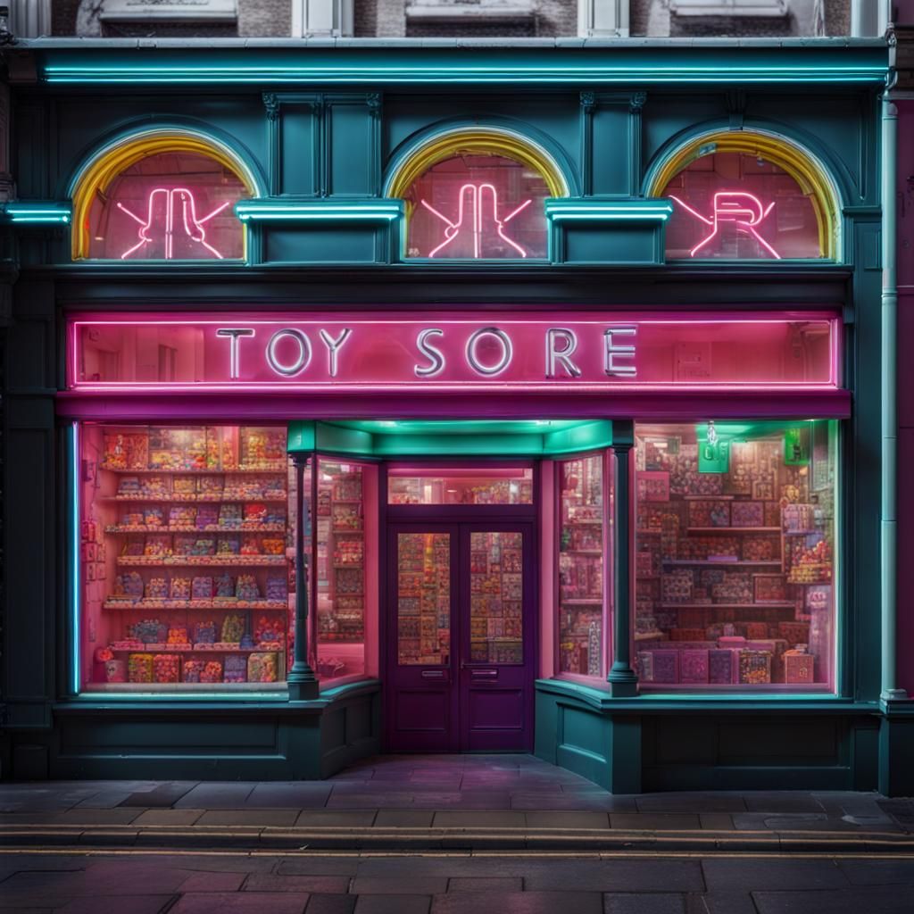 Toy store - AI Generated Artwork - NightCafe Creator