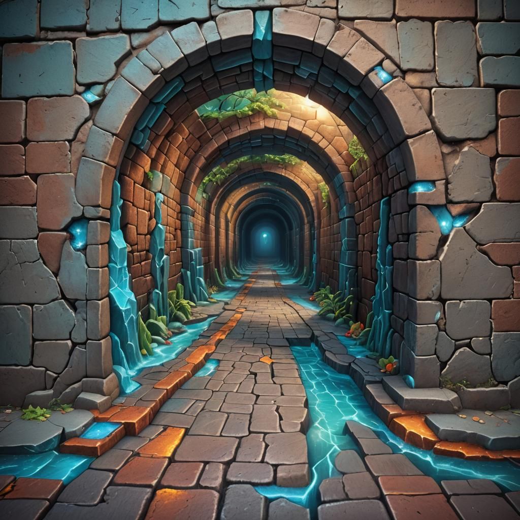 3d chalk sidewalk art optical illusion, crack on the wall depicting ...