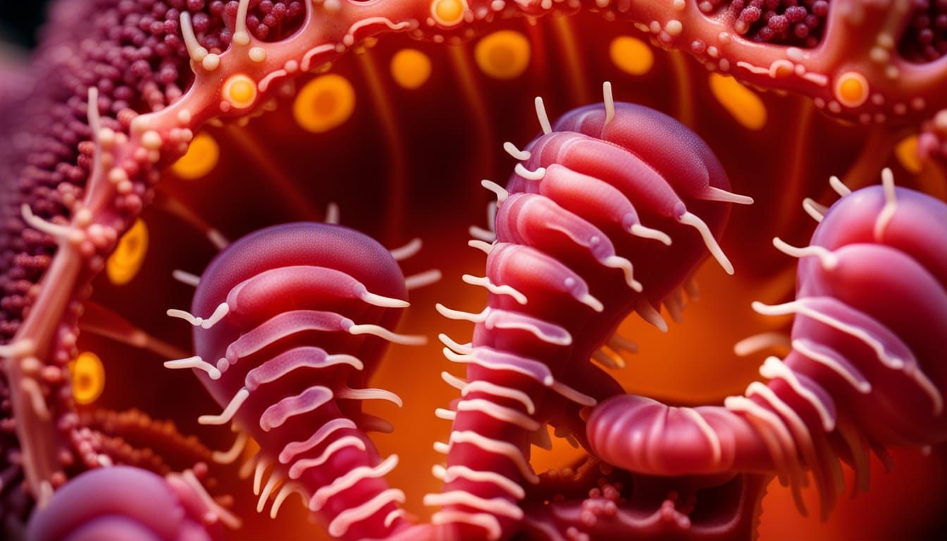 macro barnacle parasite polyp medical photography - AI Generated ...