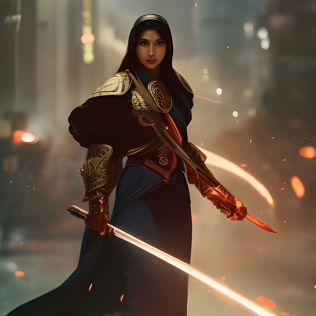 Lady Dagger - AI Generated Artwork - NightCafe Creator