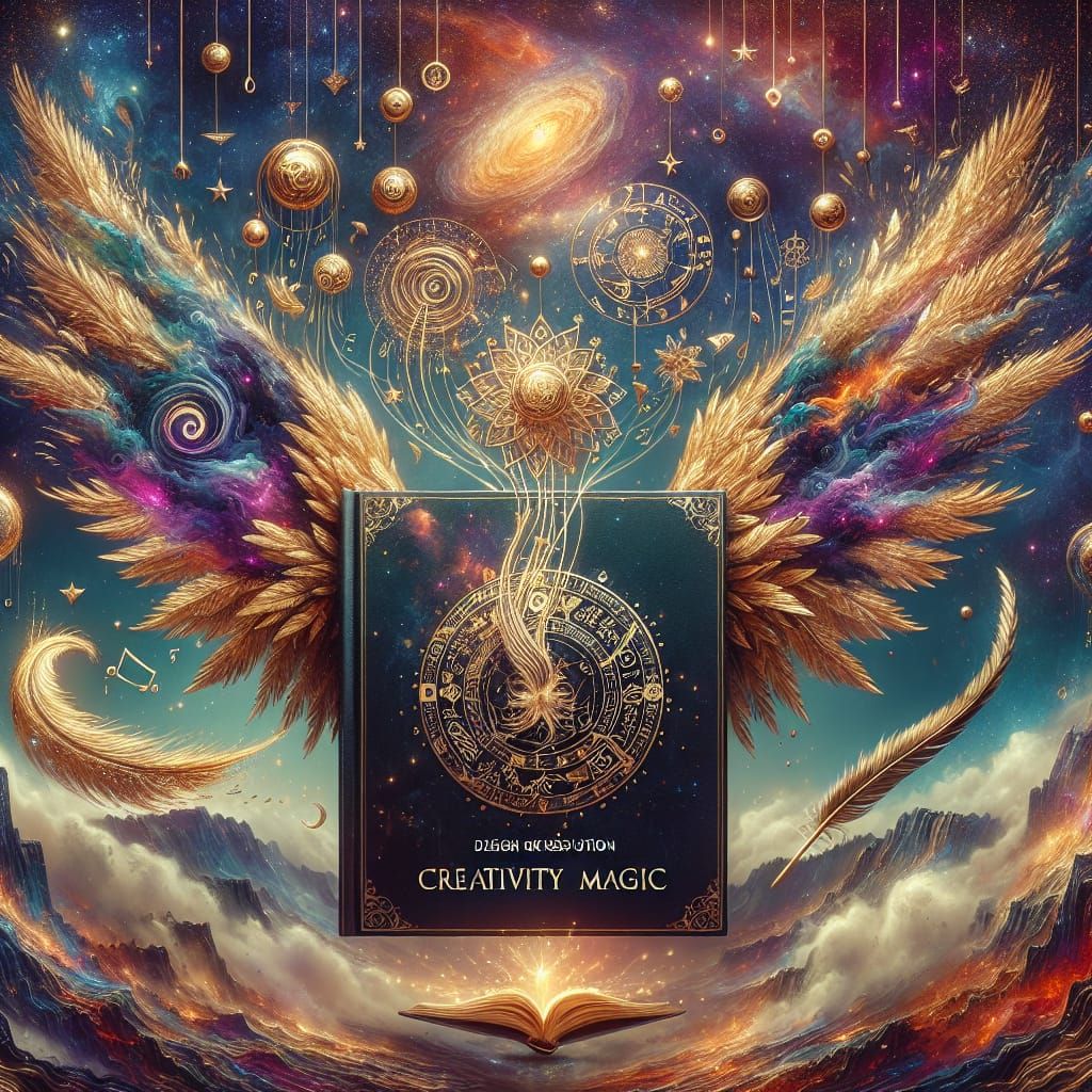 Creativity Magic-Book, - AI Generated Artwork - NightCafe Creator