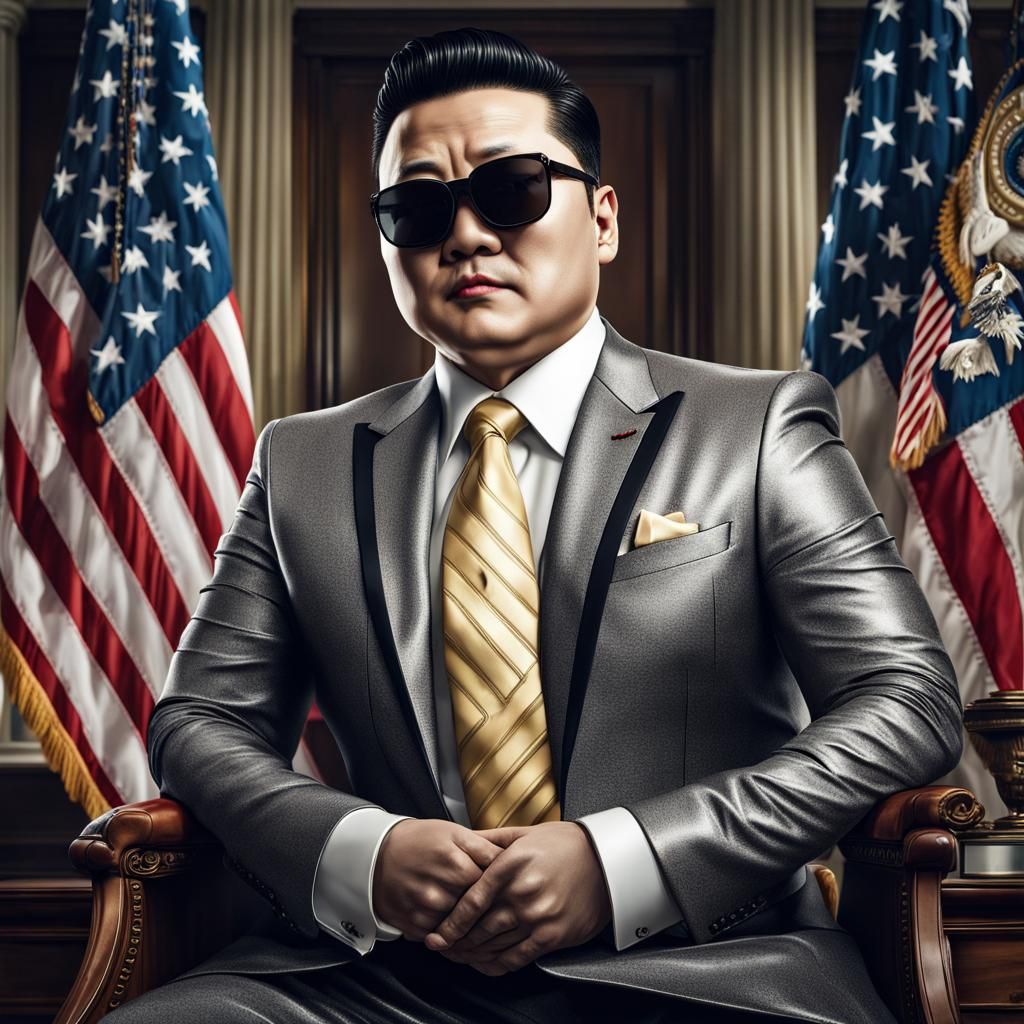 President Psy - AI Generated Artwork - NightCafe Creator