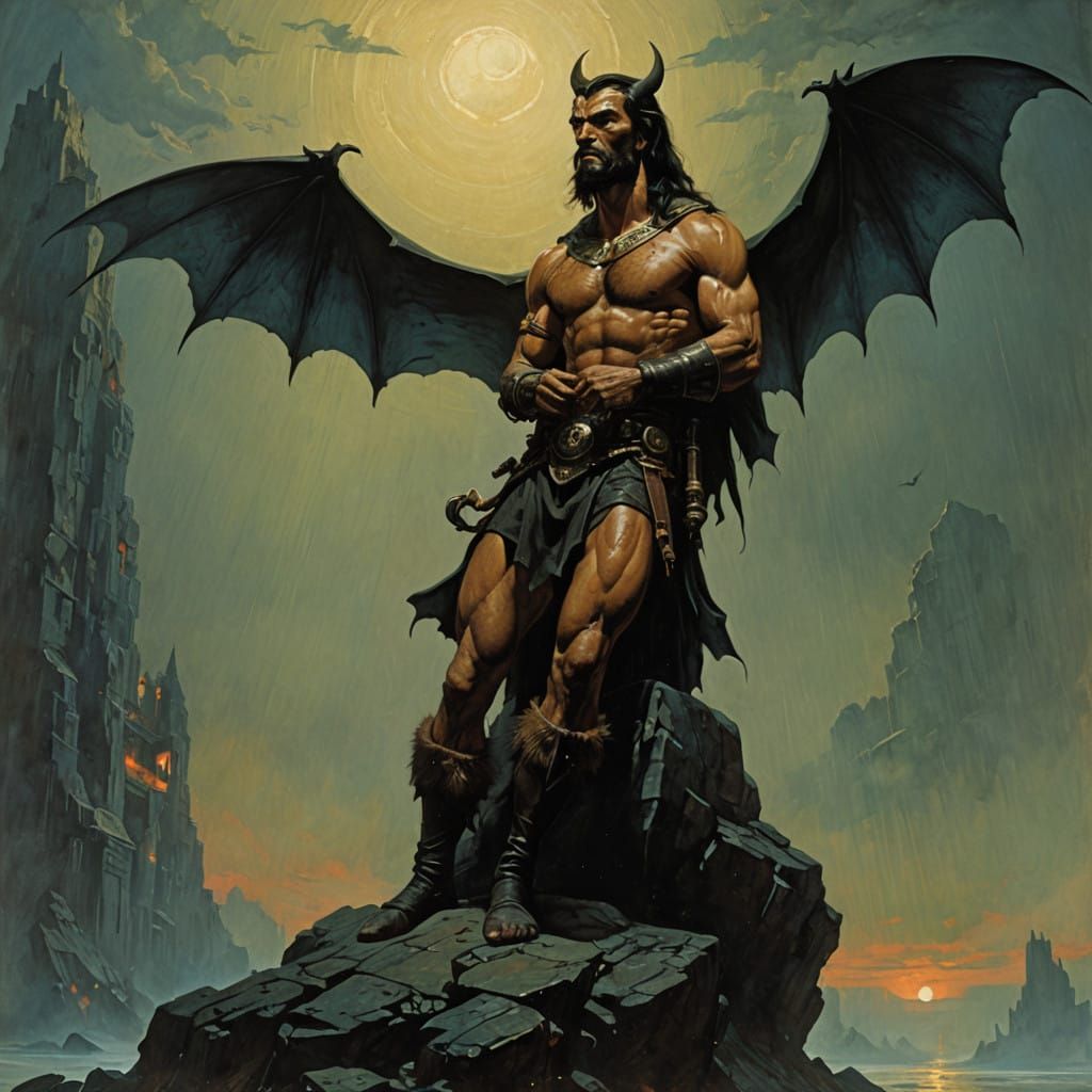 Illyrian Warrior in Epic Fantasy Style - AI Art