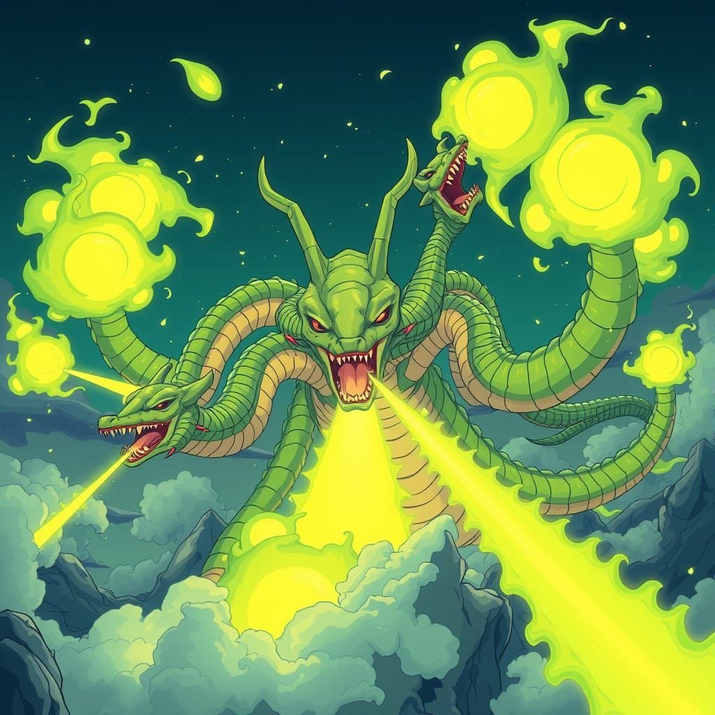 Lethal hydra - Cyberpunk Hydra Unleashes Toxic Fury