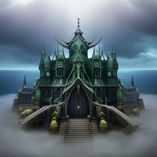 The House of Cthulhu by Per - AI Generated Artwork - NightCafe Creator