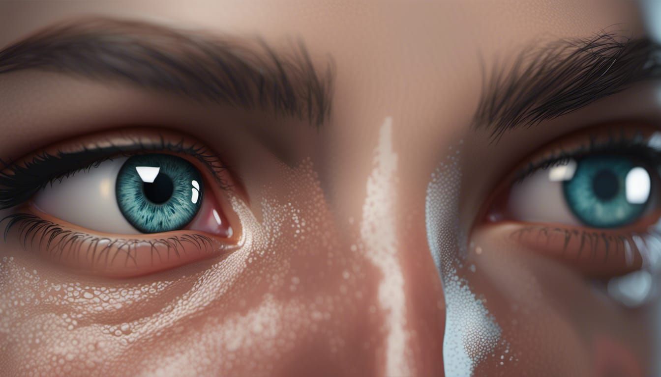 Crying eyes 😢 - AI Generated Artwork - NightCafe Creator