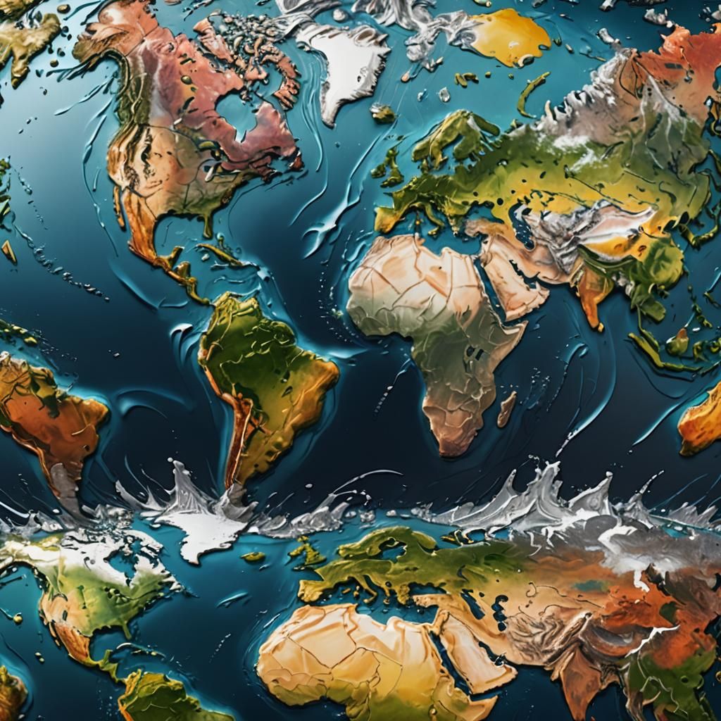 photo real depiction of a scenic earth landscapes of different ...