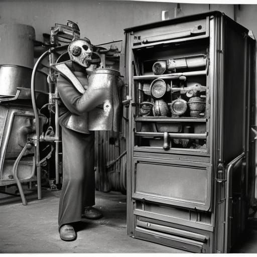 mad scientist alien, chemical laboratory - AI Generated Artwork ...