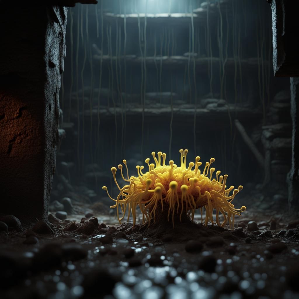 evil slime mold #3 - AI Generated Artwork - NightCafe Creator