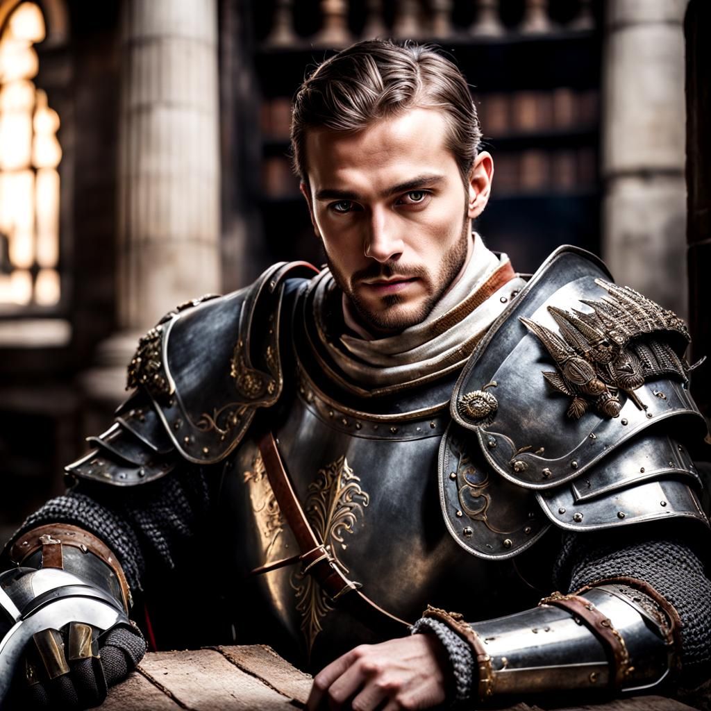 Portrait of the Paladin - AI Generated Artwork - NightCafe Creator