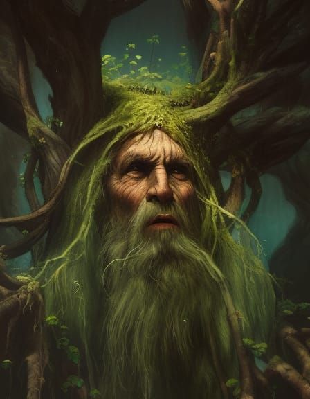 Elder Tree Spirit : r/nightcafe