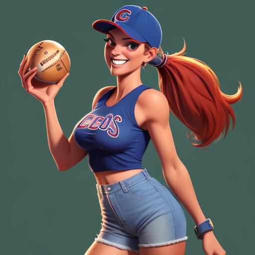 "Allison Victoria Plays 16Inch Softball"1984 Cubs are in the Playoffs ...