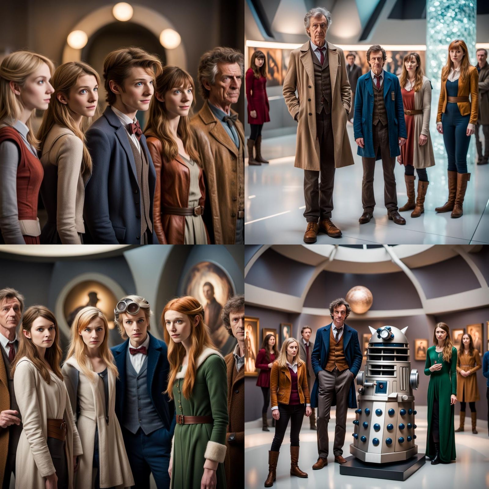 #drwho #doctorwho The Doctor and companions seeing elf portraits in a ...