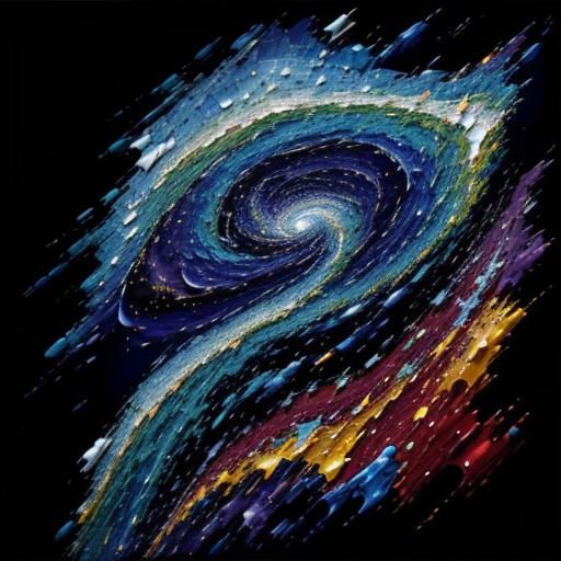 "The Starry Night". Beautiful rustic mosaic patchwork, abstract ...