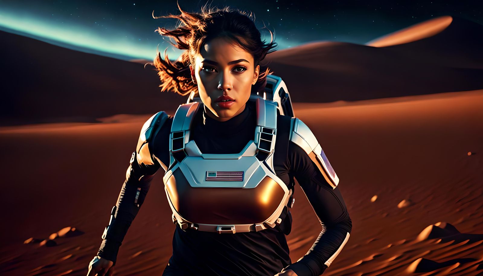 Mars evacuation moment - AI Generated Artwork - NightCafe Creator