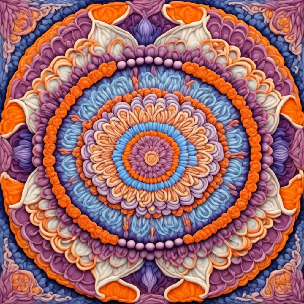 Mandala - AI Generated Artwork - NightCafe Creator