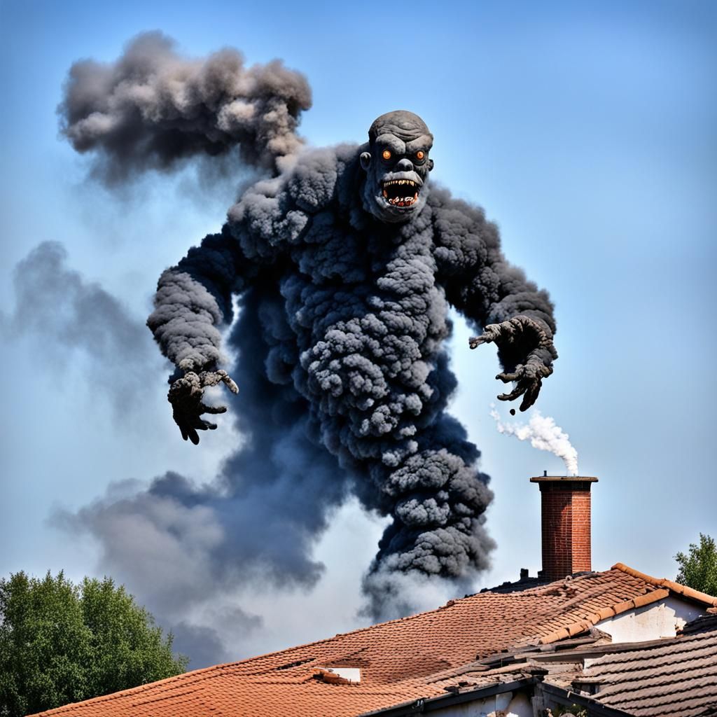 Smoke monster - AI Generated Artwork - NightCafe Creator