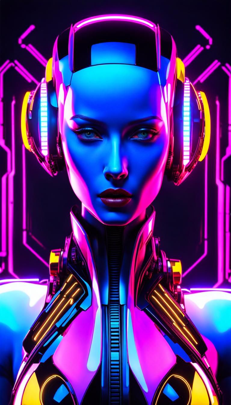 Fembot - AI Generated Artwork - NightCafe Creator