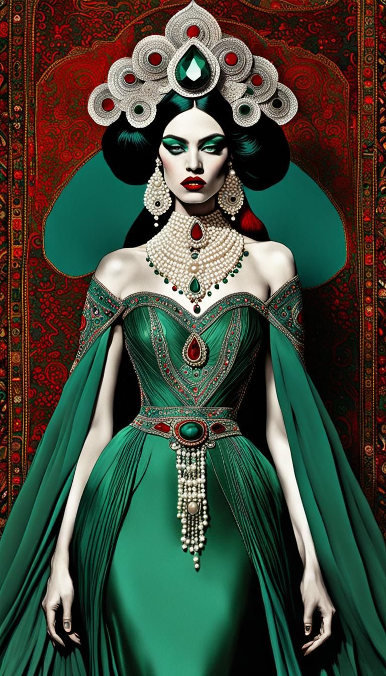 Fashion illustration - AI Generated Artwork - NightCafe Creator