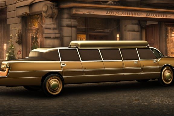 Steampunk limousine driver, Stable Diffusion 1.5, Photoshop. Unreal ...