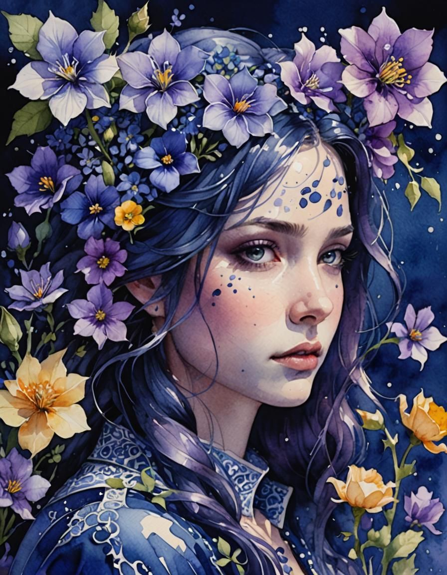 Violet - AI Generated Artwork - NightCafe Creator