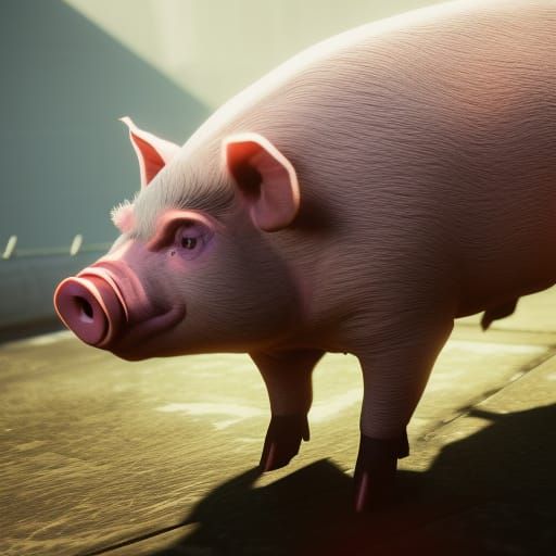Pig 7 - AI Generated Artwork - NightCafe Creator