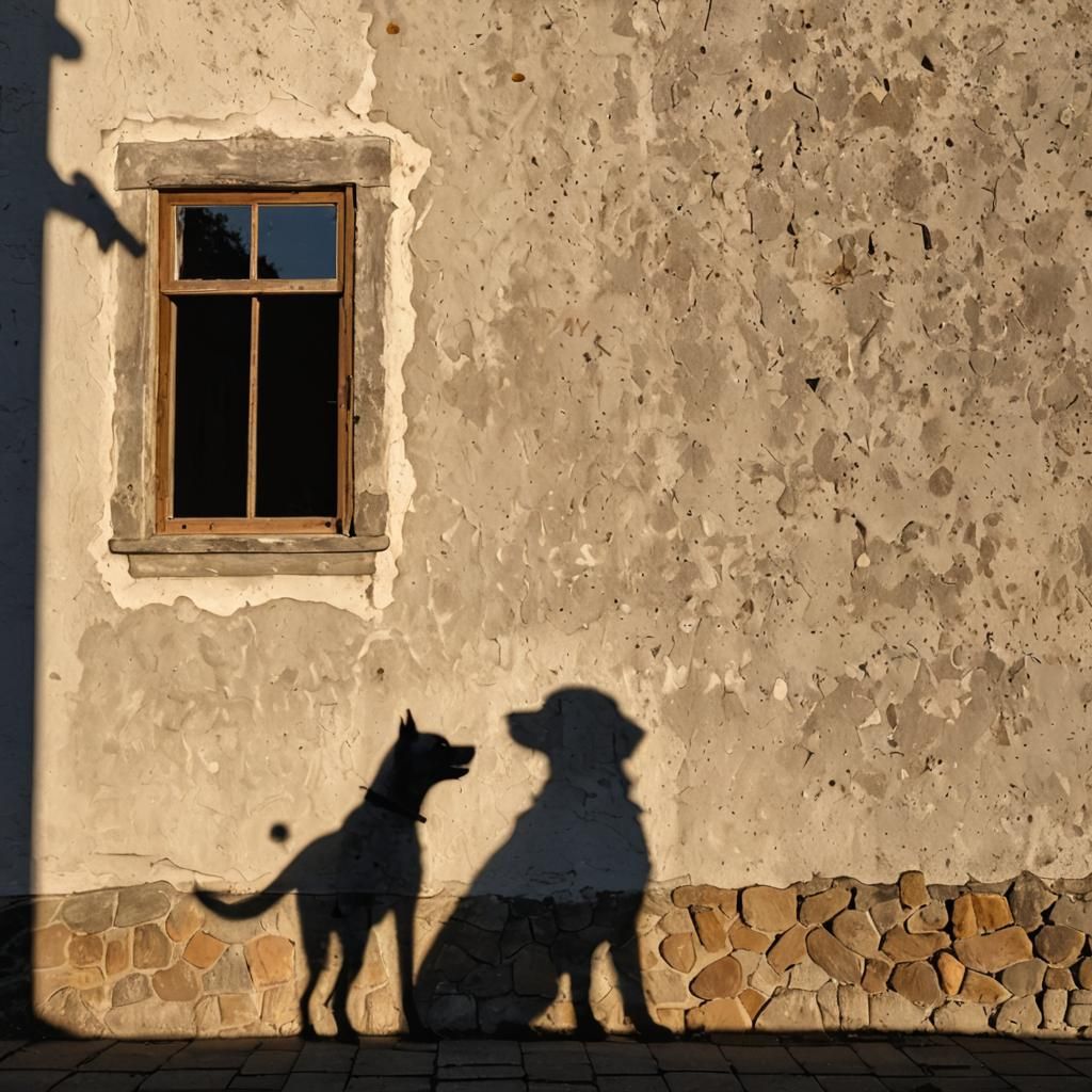 shadows on the wall - AI Generated Artwork - NightCafe Creator