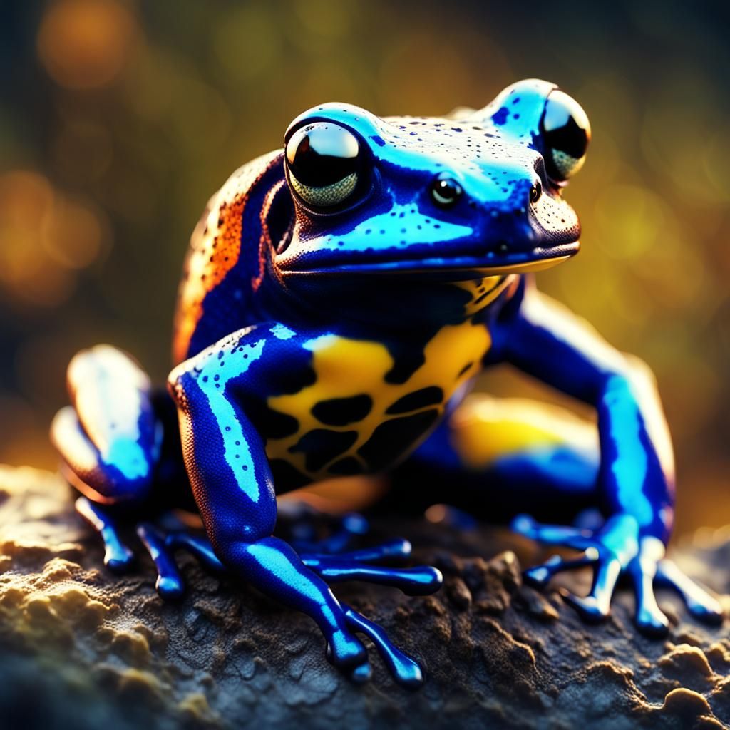 Blessed Poison Frog - AI Generated Artwork - NightCafe Creator