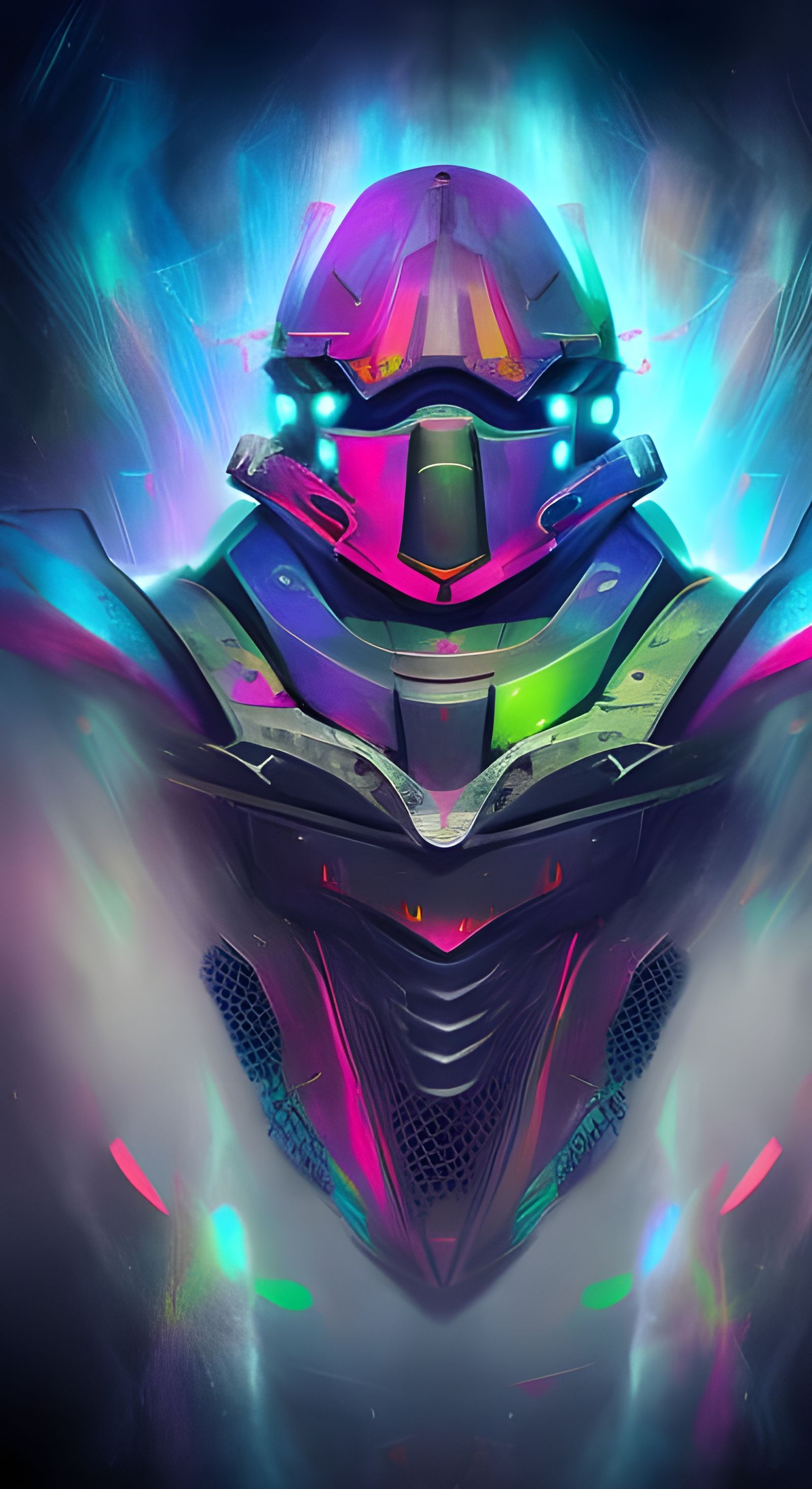 Tech warrior, modern armour, lasers,high P.O.V. CMYK 3D 4K DMT TRIADIC ...