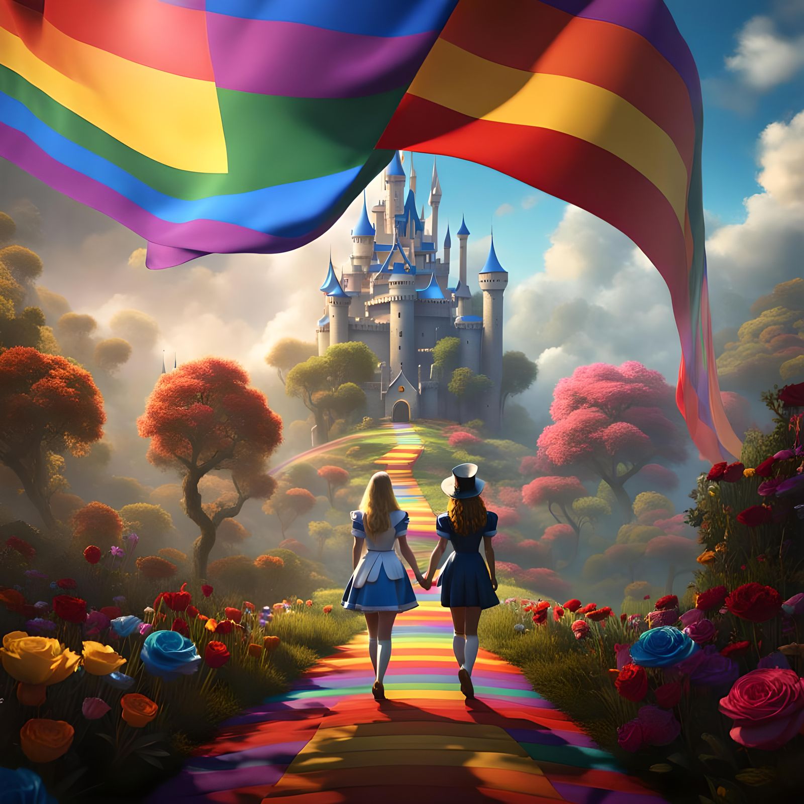 No more closet, Alice follows the rainbow brick road to the Castle of ...
