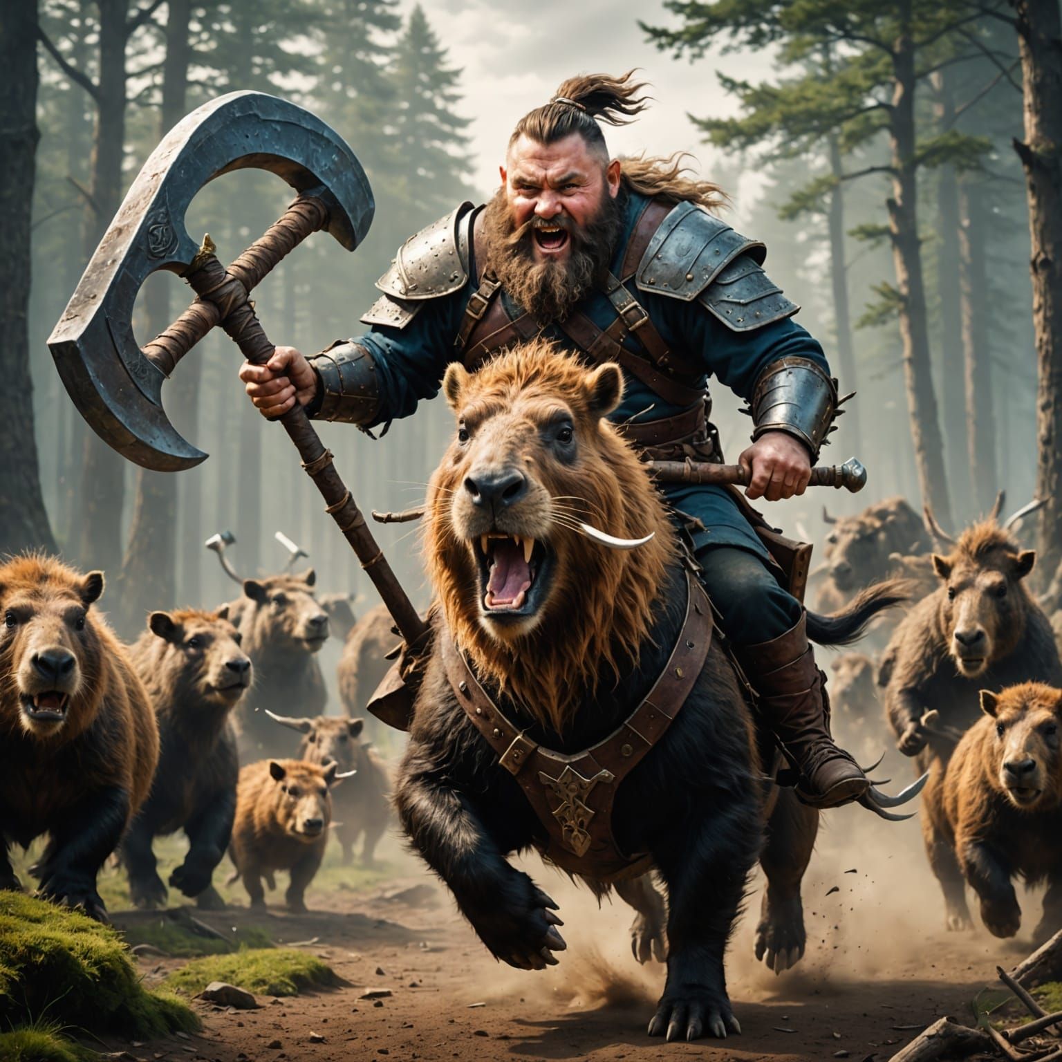 the dwarf charge! - the dwarf charge!