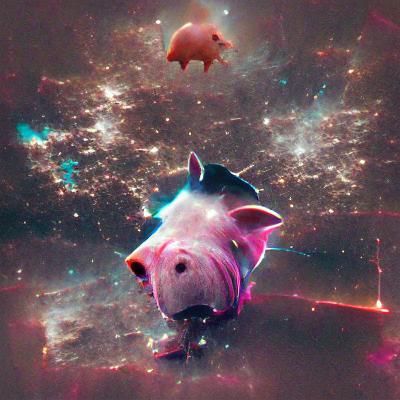 Space pig - AI Generated Artwork - NightCafe Creator