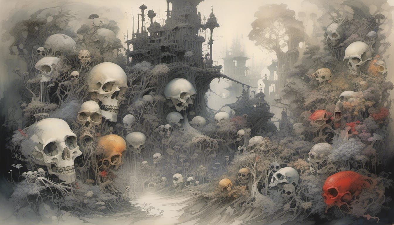 "Skulls are Cool Now, so Sayeth Me." - AI Generated Artwork - NightCafe ...