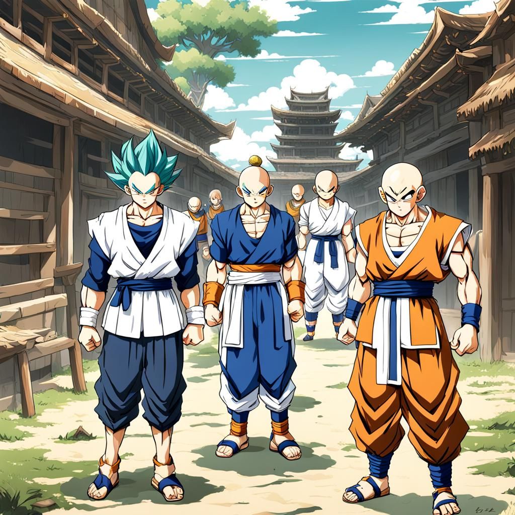 Dragonball village - AI Generated Artwork - NightCafe Creator