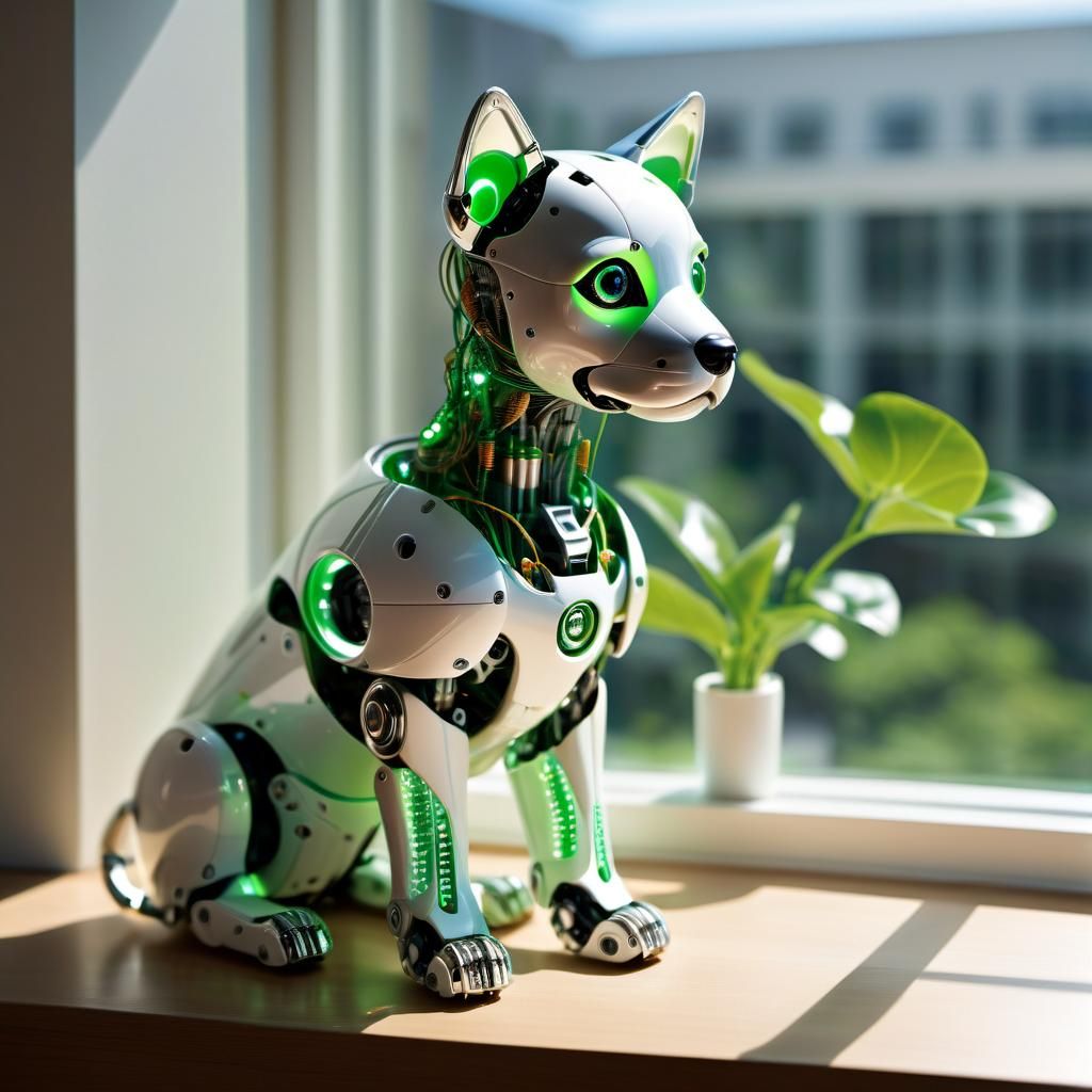 Robot Dog - AI Generated Artwork - NightCafe Creator