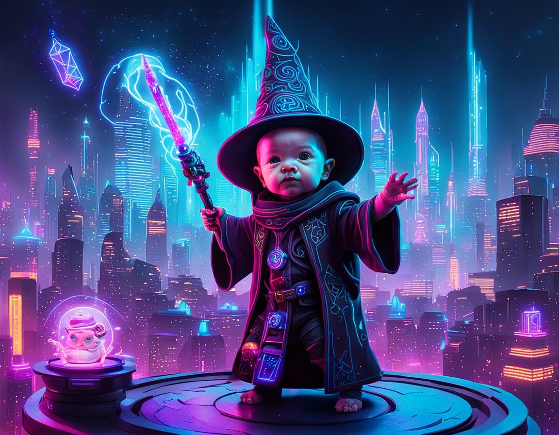 Baby Wizard - AI Generated Artwork - NightCafe Creator