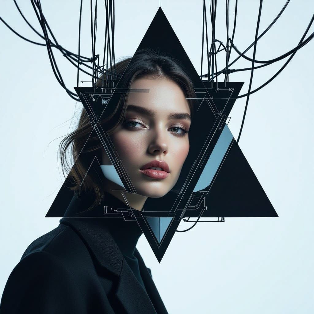 Epic Hyper Real Portrait in Cyberpunk Style with A... - AI Art