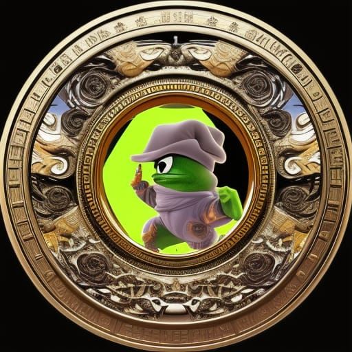 BABY PEPE WITH HIS NEW LASER POINTER - AI Generated Artwork - NightCafe ...