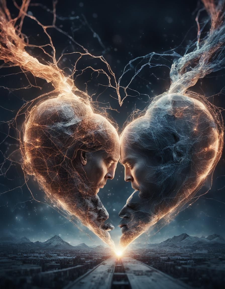 Quantum Entanglement - AI Generated Artwork - NightCafe Creator