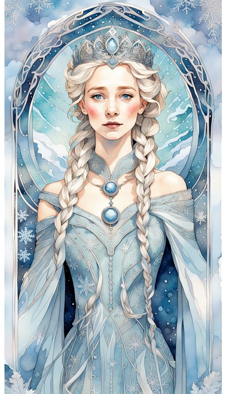 'Queen Elsa' - AI Generated Artwork - NightCafe Creator