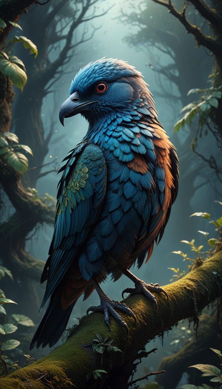 Magic bird - Epic Cinematic Magic Bird in Maximalist Digita...