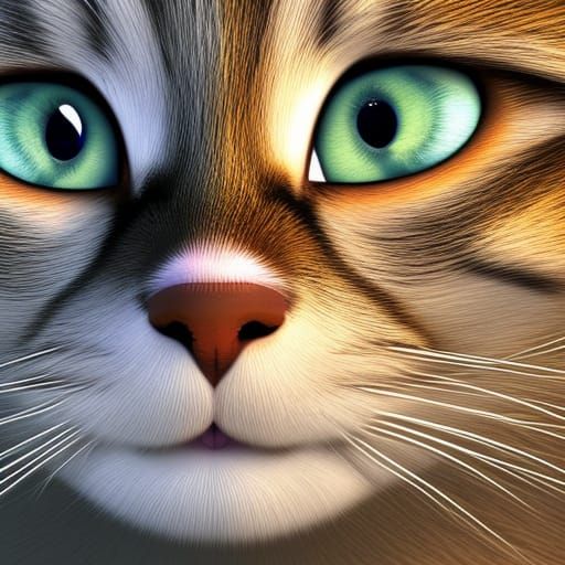 Awkward meow - AI Generated Artwork - NightCafe Creator