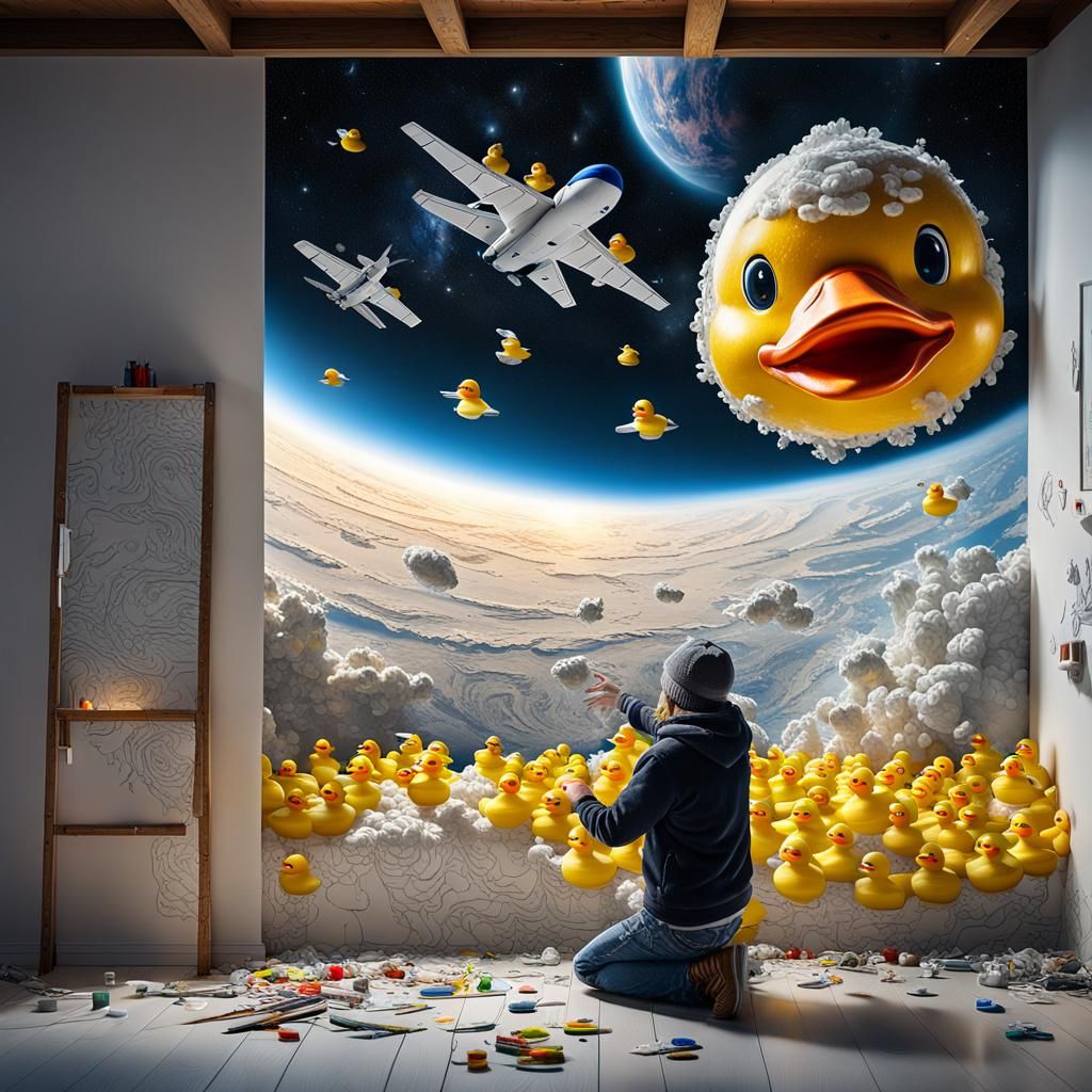 Random Objects in Space - AI Generated Artwork - NightCafe Creator