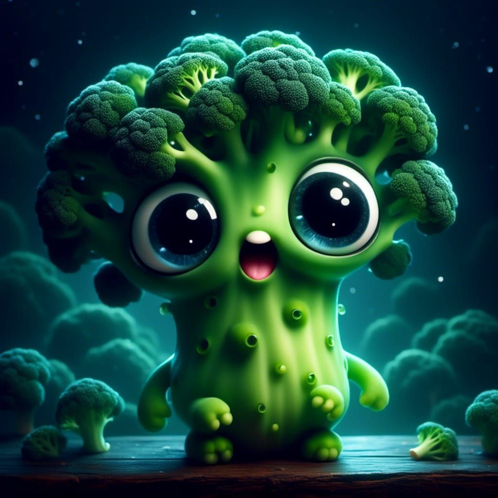 Puffy broccoli - AI Generated Artwork - NightCafe Creator