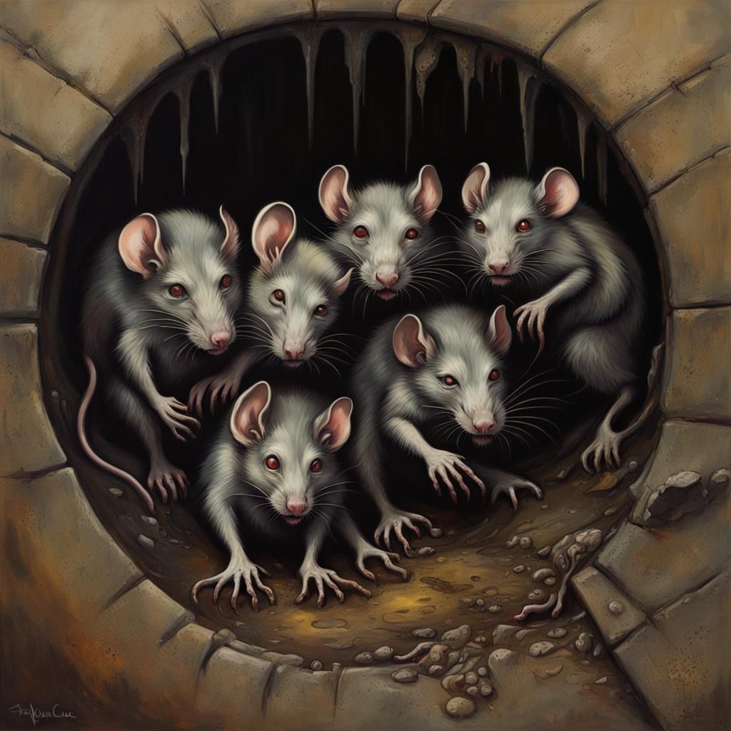 Rats! - AI Generated Artwork - NightCafe Creator